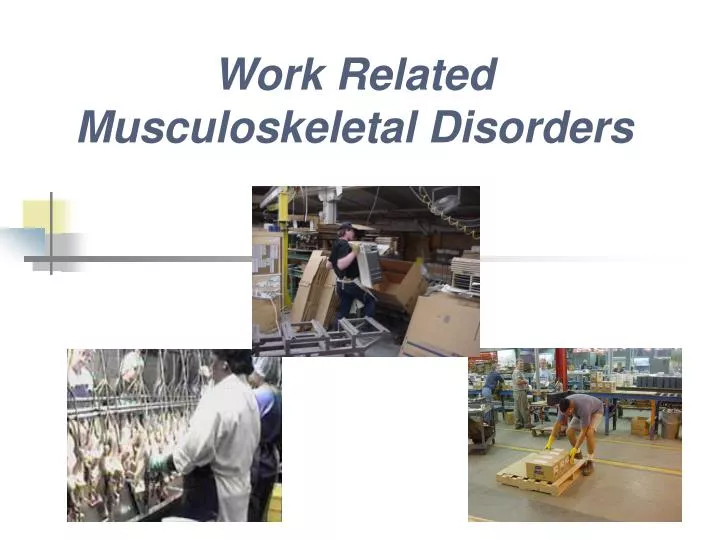 PPT - Work Related Musculoskeletal Disorders PowerPoint Presentation ...
