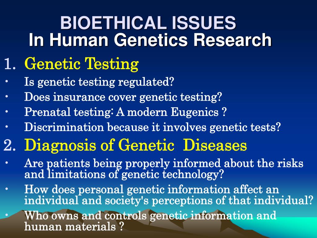 PPT - Human Genetics Research in Vietnam and Ethical Aspects PowerPoint ...