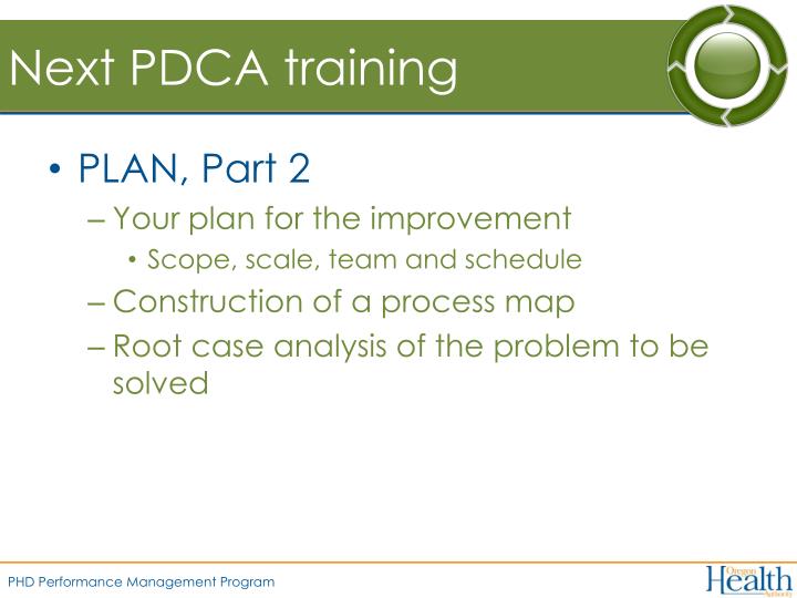 PPT - PDCA Training Series 2 PLAN, Part 1 PowerPoint Presentation - ID ...