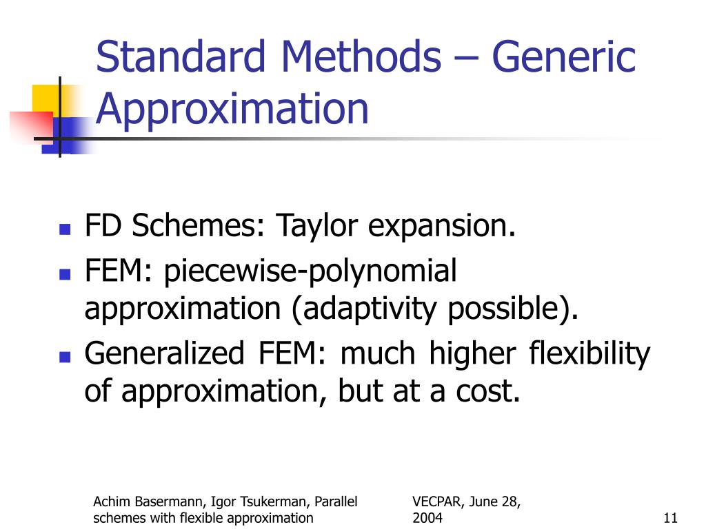 Ppt Flexible Local Approximation Schemes And Parallel Generalized Finite Element Method For 9466