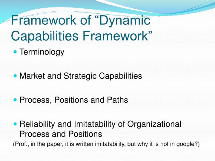 PPT - Dynamic C apabilities and S trategic M anagement PowerPoint ...