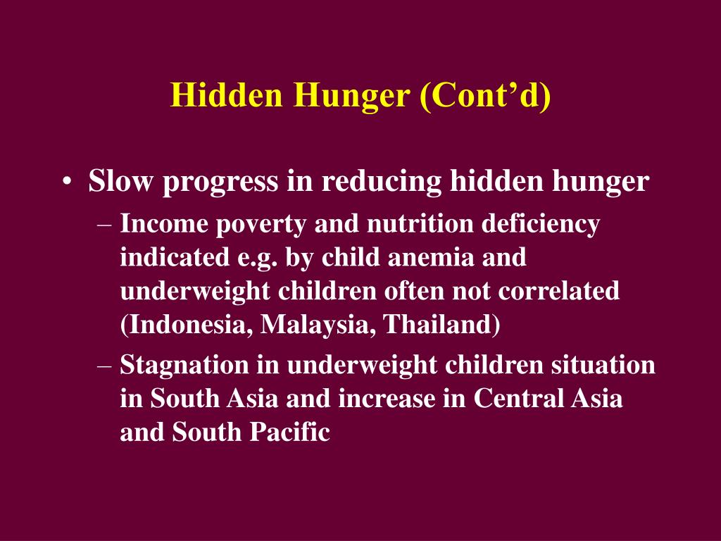 PPT - Income Poverty and Hunger in Asia: The Role of Information ...