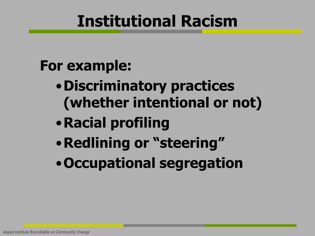PPT - RACIAL EQUITY AND ECONOMIC SECURITY Response to STRUCTURAL RACISM ...