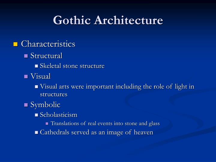 PPT - Gothic Architecture PowerPoint Presentation - ID:621434