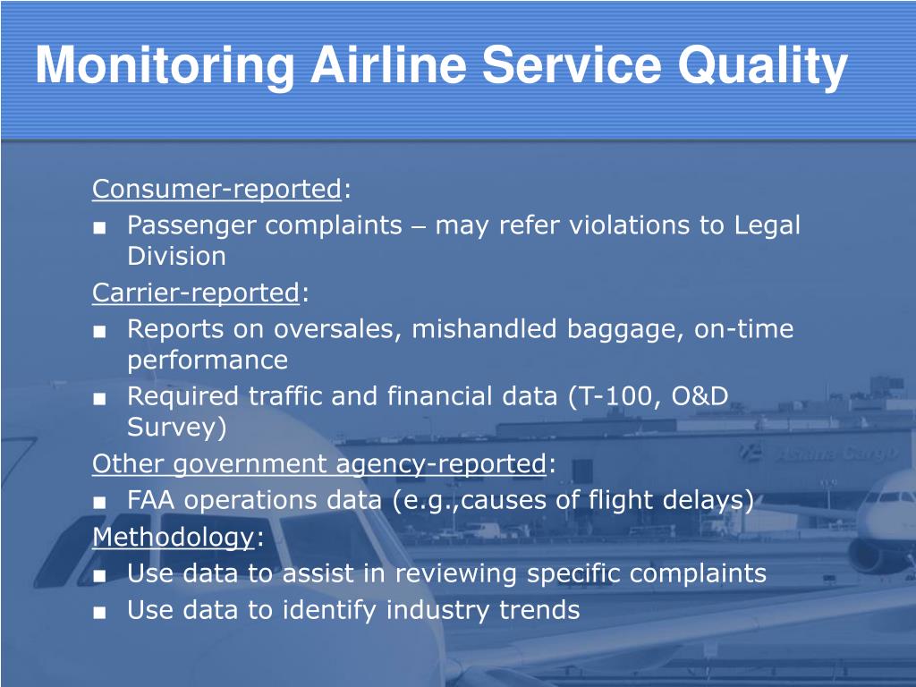 PPT - Consumer Protection of Air Travelers in the USA PowerPoint ...