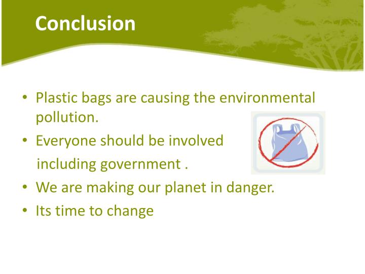 PPT - Plastic bag Pollution PowerPoint Presentation - ID:621592