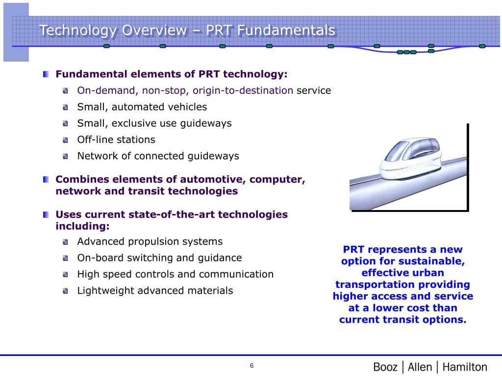 PPT - Personal Rapid Transit Strategies for Advancing The State Of The ...