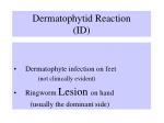 PPT - Dermatophytes (Superficial Mycoses) PowerPoint Presentation - ID ...