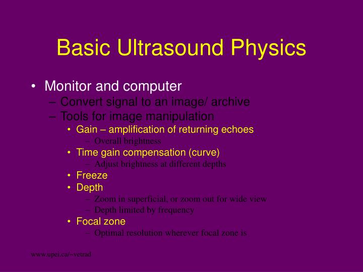 PPT - Ultrasonography PowerPoint Presentation - ID:623027