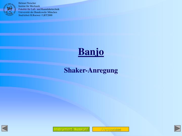 PPT - Banjo PowerPoint Presentation - ID:623790