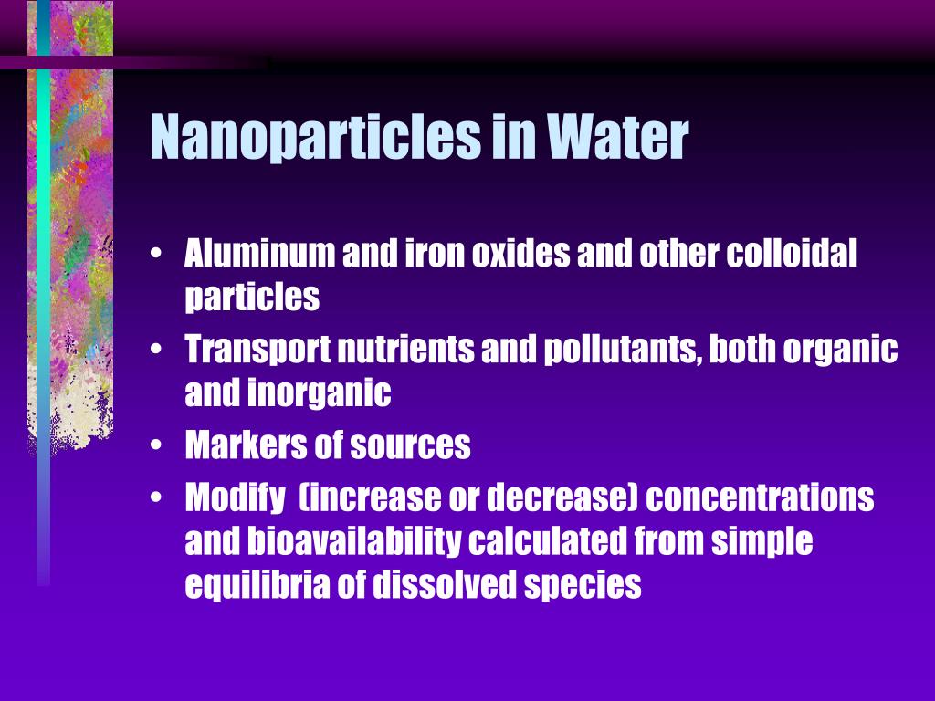 PPT - Nanoparticles: Natural Agricultural Nanomaterials in Soil, Water ...