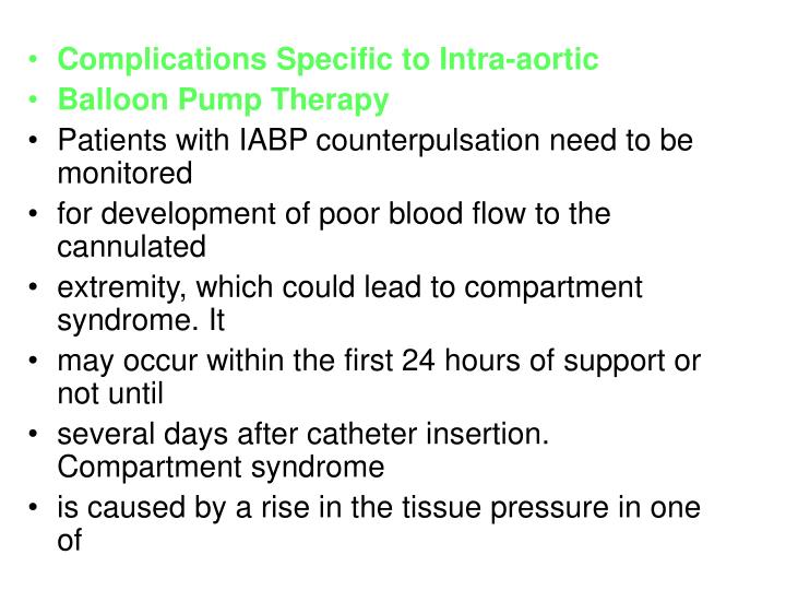 PPT - Intra-aortic Balloon Pump Counterpulsation and Mechanical ...