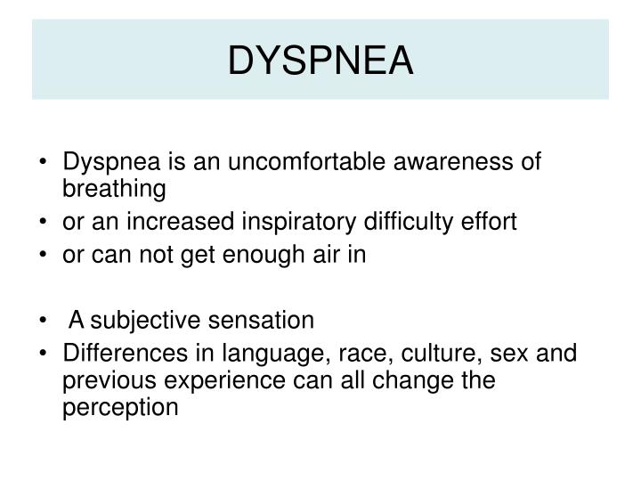 PPT - DYSPNEA AND QUALITY OF LIFE IN CHRONIC RESPIRATORY FAILURE ...