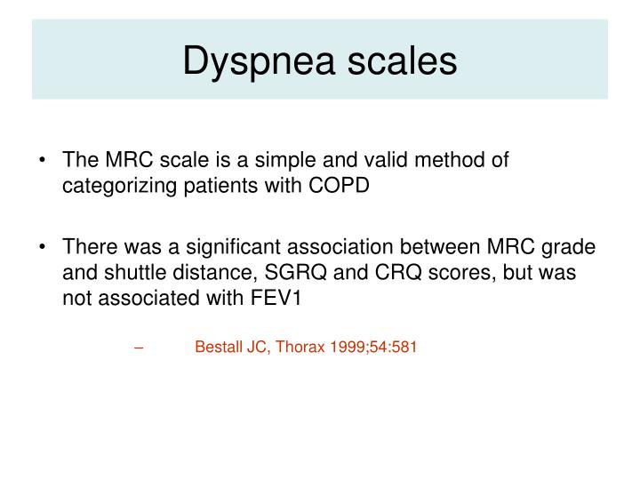 PPT - DYSPNEA AND QUALITY OF LIFE IN CHRONIC RESPIRATORY FAILURE ...