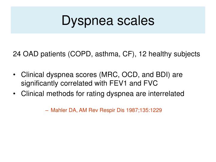 PPT - DYSPNEA AND QUALITY OF LIFE IN CHRONIC RESPIRATORY FAILURE ...