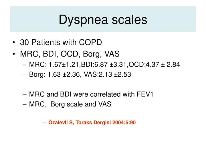 PPT - DYSPNEA AND QUALITY OF LIFE IN CHRONIC RESPIRATORY FAILURE ...