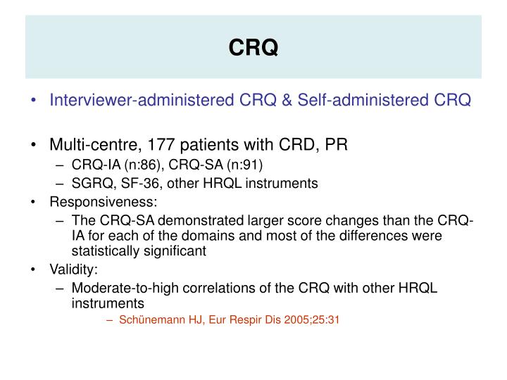 PPT - DYSPNEA AND QUALITY OF LIFE IN CHRONIC RESPIRATORY FAILURE ...