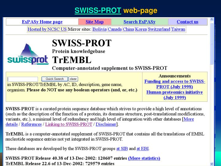 PPT - Part 1: Biological databases PowerPoint Presentation - ID:624695