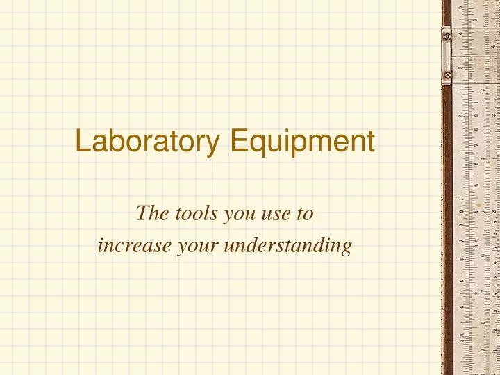 PPT - Laboratory Equipment PowerPoint Presentation, free download - ID ...