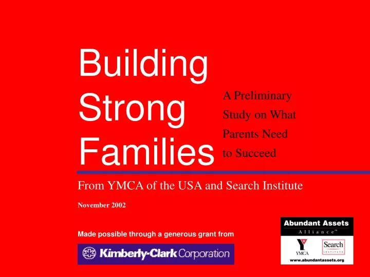 PPT - Building Strong Families PowerPoint Presentation, free download ...