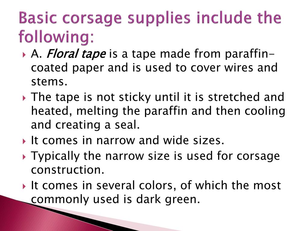 PPT - Designing Corsages and Boutonnieres PowerPoint Presentation, free ...
