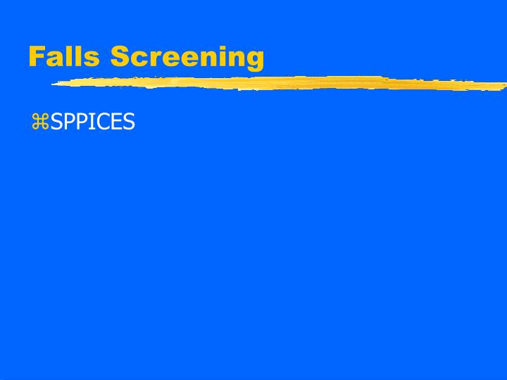 PPT - Falls Prevention PowerPoint Presentation - ID:625207