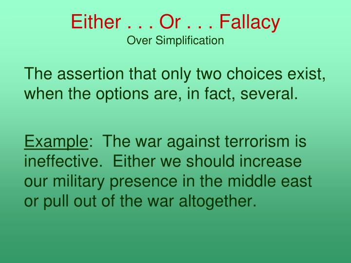 PPT - Logical and Emotional Fallacies PowerPoint Presentation - ID:625384