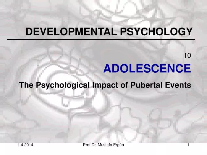 PPT - DEVELOPMENTAL PSYCHOLOGY PowerPoint Presentation, free download ...