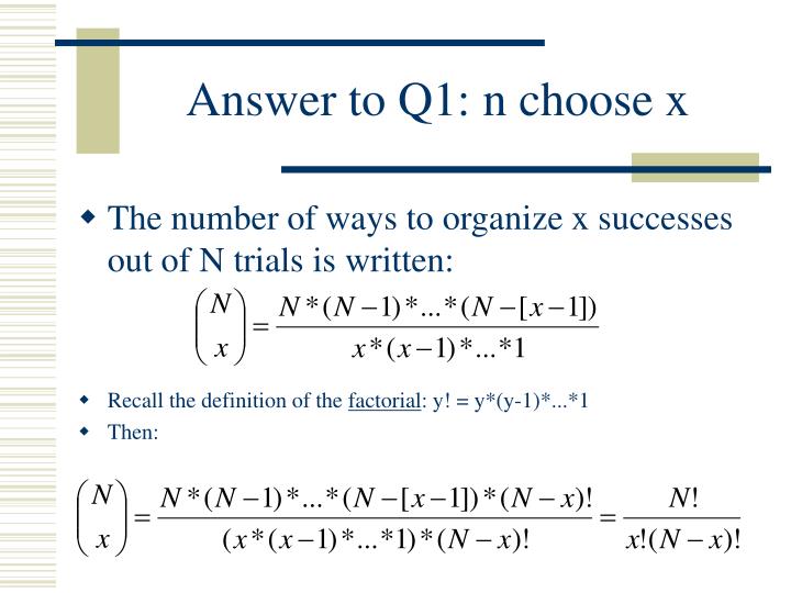 PPT - A Discrete Probability Distribution: The Binomial Distribution ...