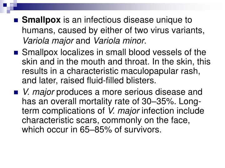 PPT - Disease in History - Smallpox history and its control in India ...