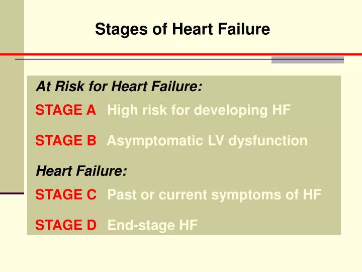 PPT - Stages of Heart Failure PowerPoint Presentation, free download ...