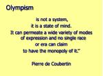 PPT - Pierre de Coubertin and Olympism PowerPoint Presentation - ID:629318