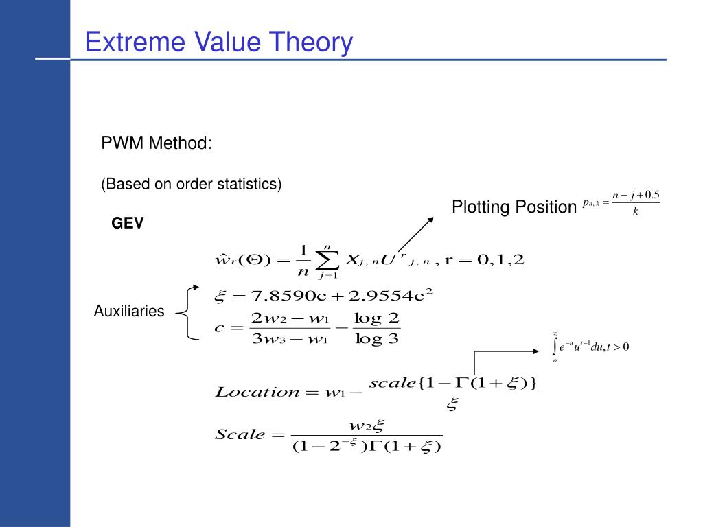 PPT - Extreme Value Theory: A useful framework for modeling extreme OR ... PPT - Extreme Value Theory: A useful framework for modeling extreme OR ...