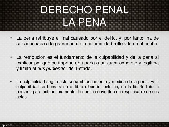 PPT - DERECHO PENAL Y DERECHO PROCESAL PowerPoint Presentation - ID:630104