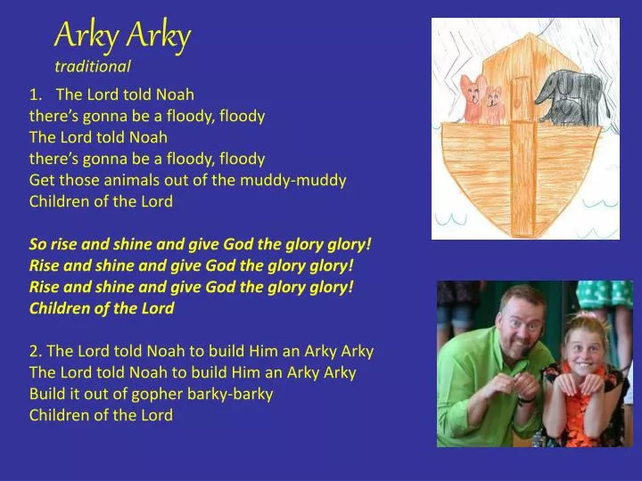 PPT - Arky Arky traditional PowerPoint Presentation, free download - ID ...