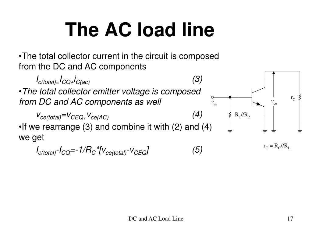 PPT Lecture 07 DC And AC Load Line PowerPoint Presentation Free