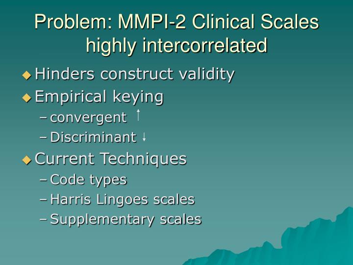 PPT - MMPI-2 Restructured Clinical Scales (RC) Scales PowerPoint ...
