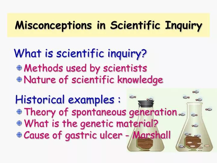 PPT - Misconceptions in Scientific Inquiry PowerPoint Presentation ...
