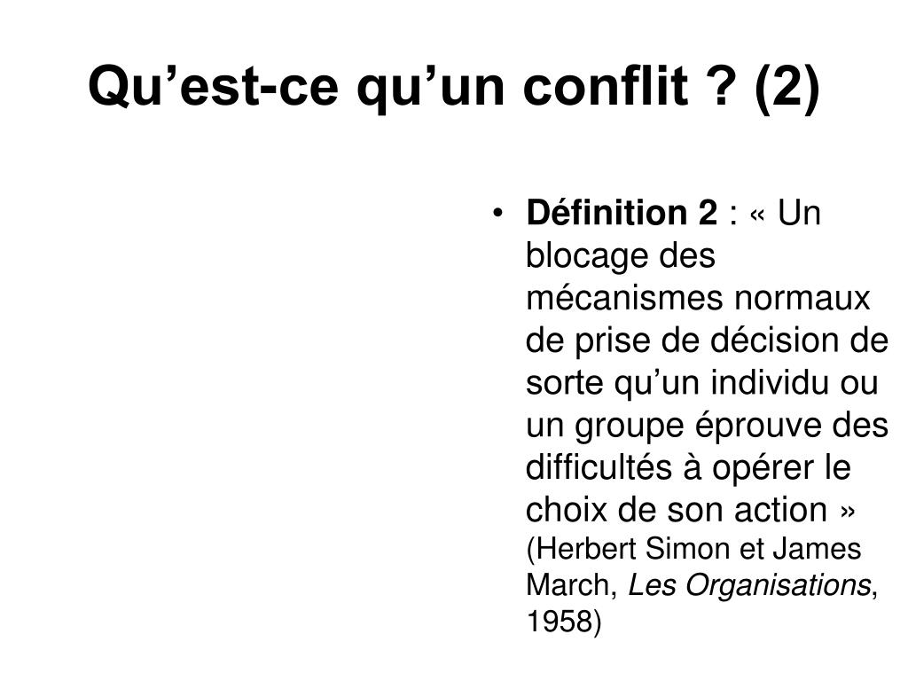PPT - Sociologie du conflit et de la négociation sociale Le pourquoi ...