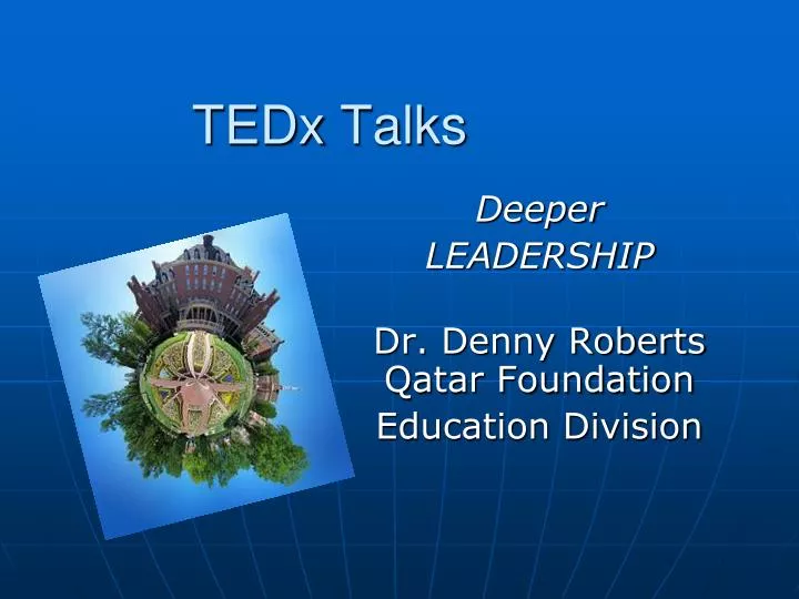 PPT - TEDx Talks PowerPoint Presentation, free download - ID:633076
