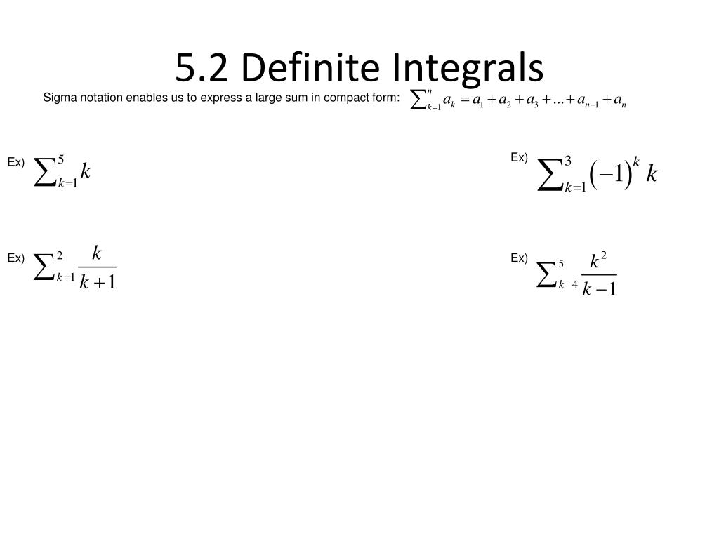 PPT - Chapter 5 – The Definite Integral PowerPoint Presentation, free ... PPT - Chapter 5 – The Definite Integral PowerPoint Presentation, free ...