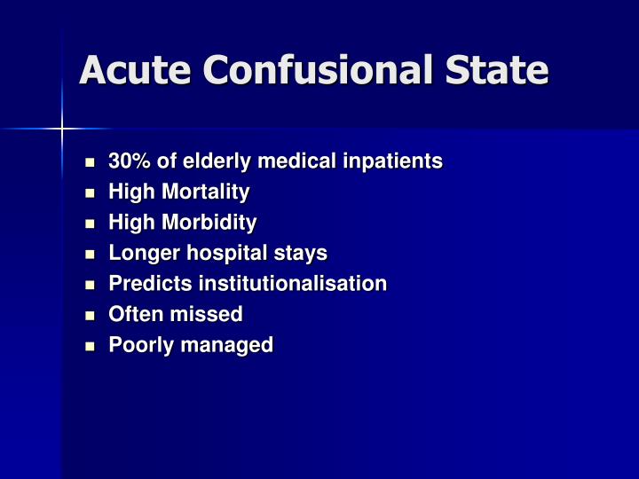 PPT - Delerium, Dementia and Insomnia PowerPoint Presentation - ID:633662