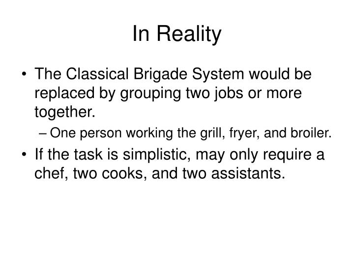 PPT - The Kitchen Brigade PowerPoint Presentation - ID:634294