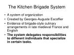 PPT - The Kitchen Brigade PowerPoint Presentation - ID:634294