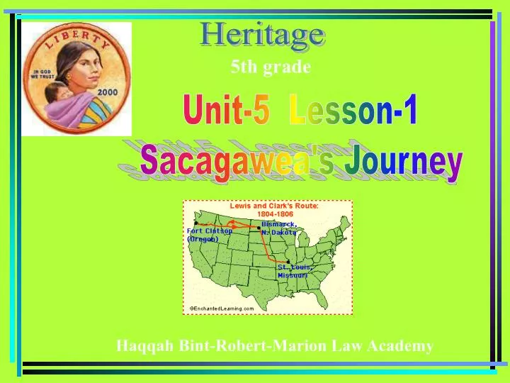 PPT - Unit-5 Lesson-1 Sacagawea's Journey PowerPoint Presentation, free ...