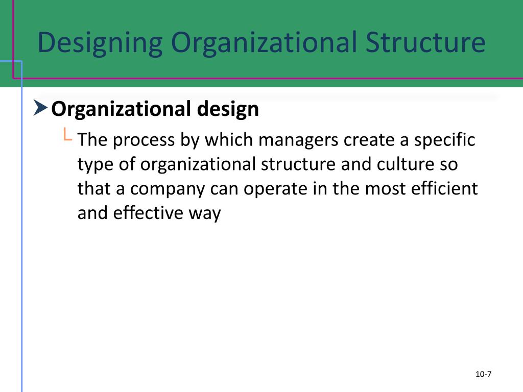 PPT - Managing Organizational Structure and Culture PowerPoint ...