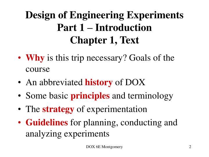 PPT - Design and Analysis of Engineering Experiments PowerPoint ...