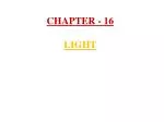 PPT - CHAPTER - 16 LIGHT PowerPoint Presentation - ID:636571