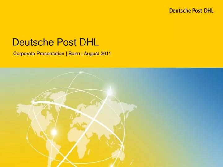 PPT Deutsche Post DHL PowerPoint Presentation Free Download ID 636767 PPT Deutsche Post DHL PowerPoint Presentation Free Download ID 636767
