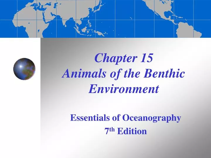 PPT - Chapter 15 Animals of the Benthic Environment PowerPoint ...
